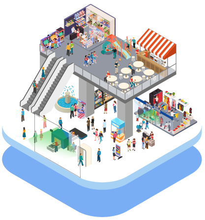 Mall Traffic Data | Visitor Counter for People Shopping in Malls